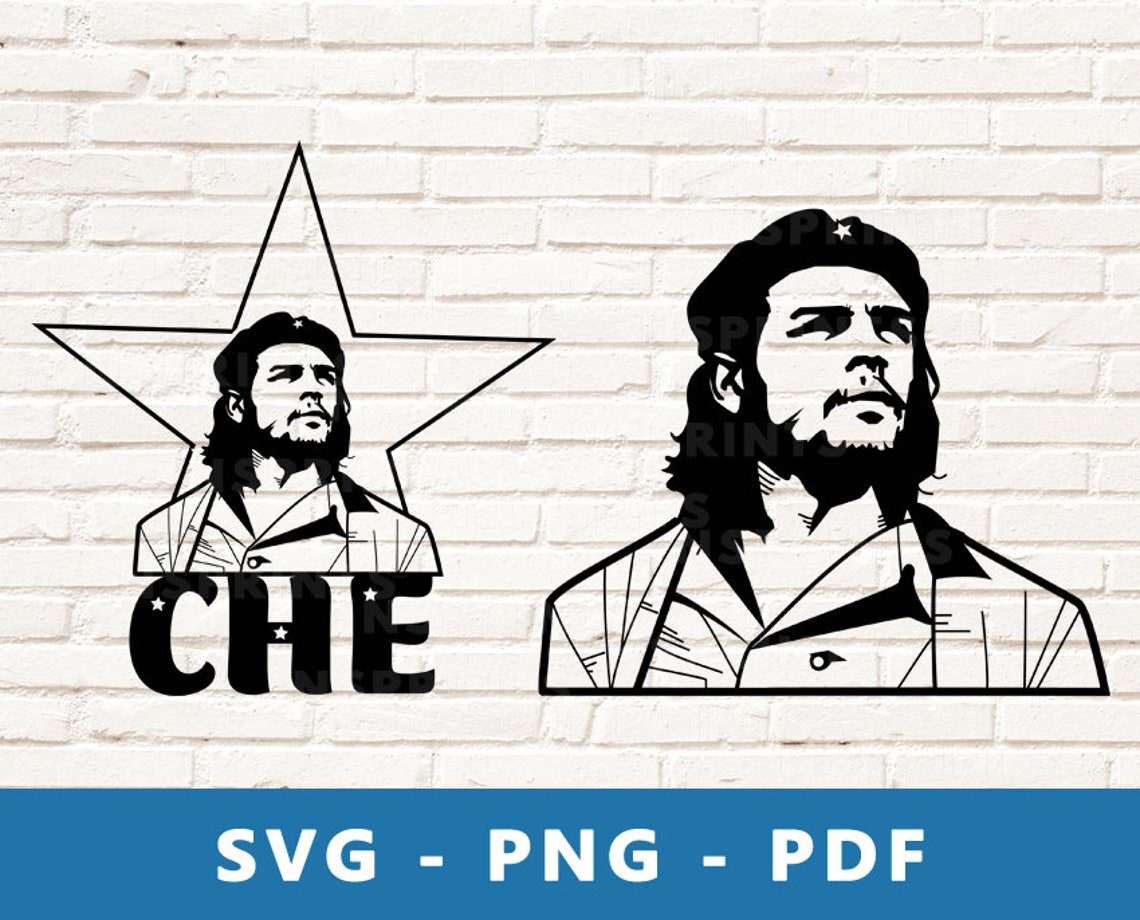 Che SVG Che PNG Che Guevara Clipart Che Cut File Ernesto - Etsy