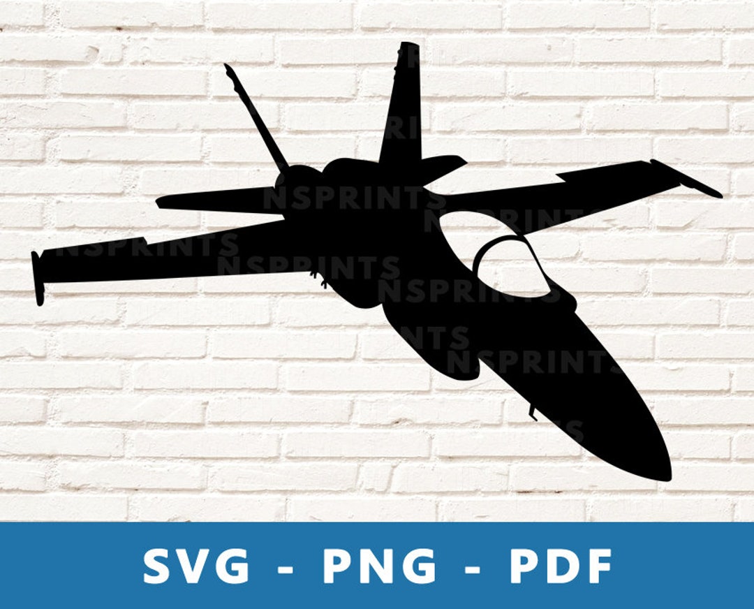 Fighter Jet Plane Vector Clipart