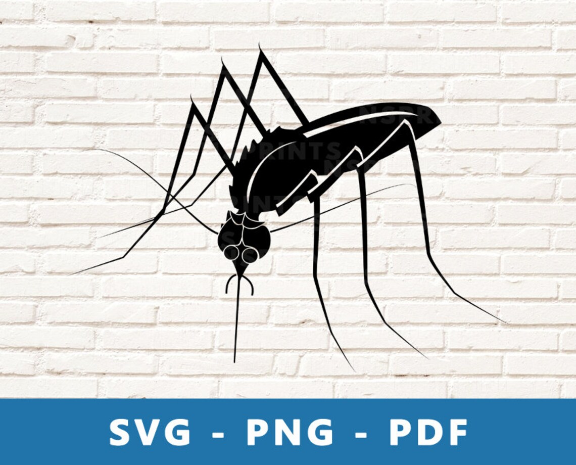 Mosquito SVG Mosquito PNG Mosquito Clipart Mosquito Cut | Etsy
