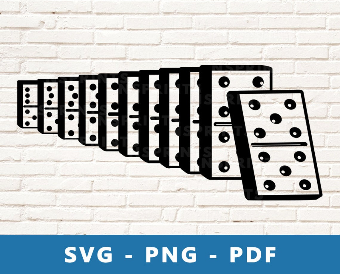 Dominoes SVG, Domino Svg, Domino Png, Dominoes Png, Domino Clipart ...