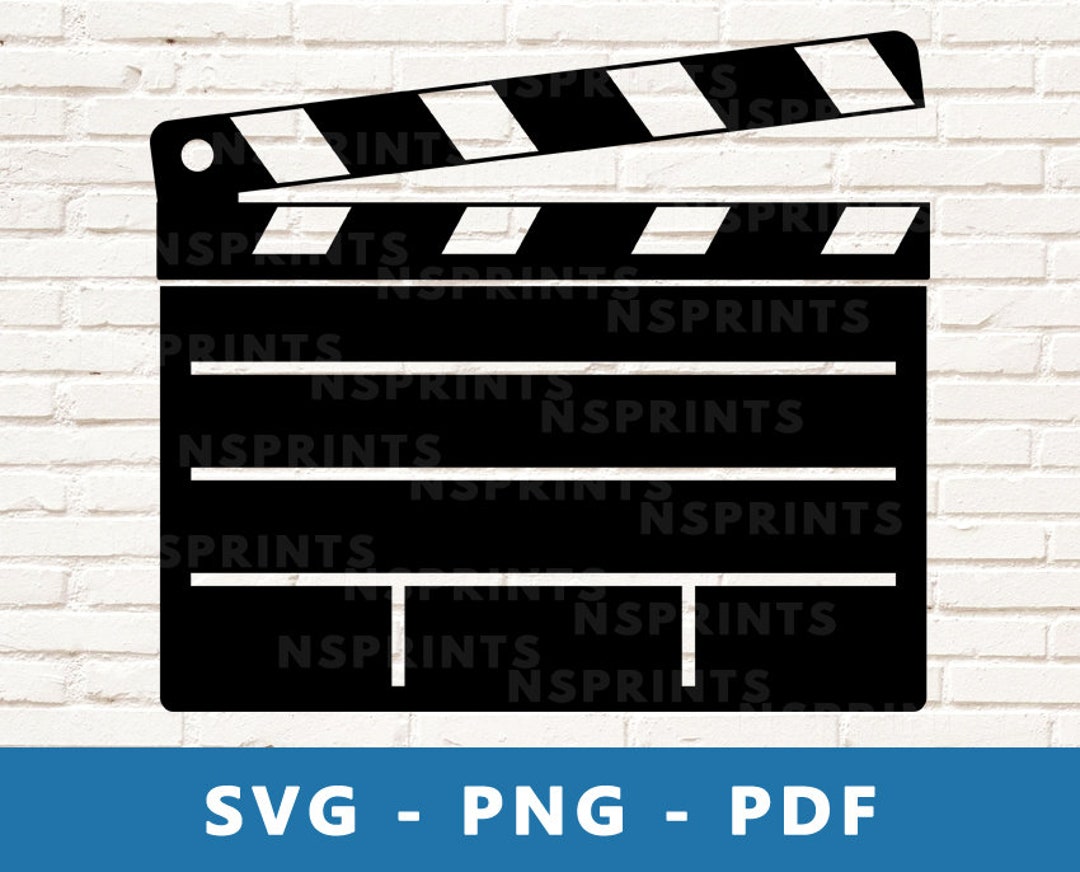 Clapperboard SVG, Clapperboard PNG, Director Tool Vector, Clapperboard ...