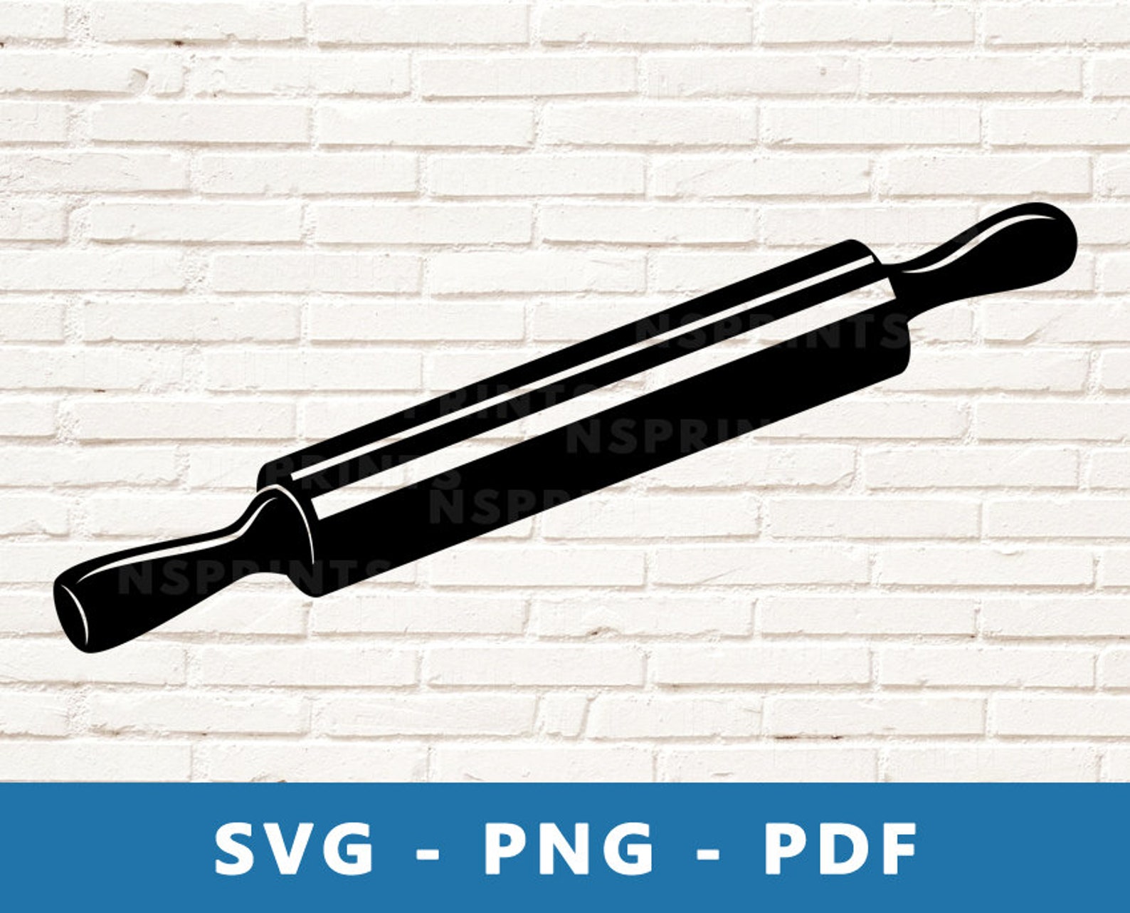 Rolling Pin SVG, Rolling Pin PNG, Rolling Pin Clipart, Rolling Pin ...
