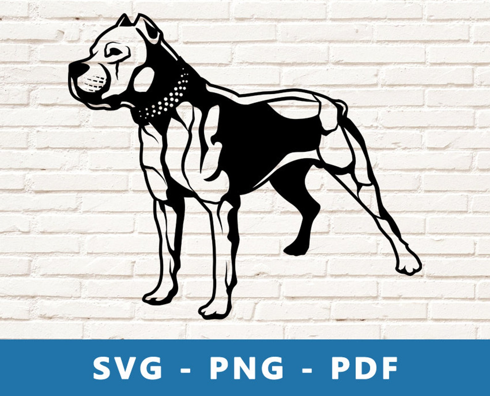 Pitbull SVG Dog SVG Pitbull Pitbull Cut File Pitbull - Etsy