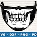 Skull Mask SVG, Skull Mask PNG, Skeleton Clipart, Skull Vector for Face ...