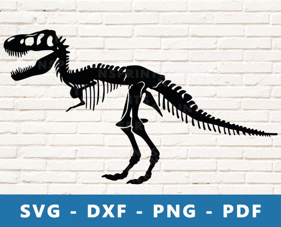 T Rex Skeleton Clipart