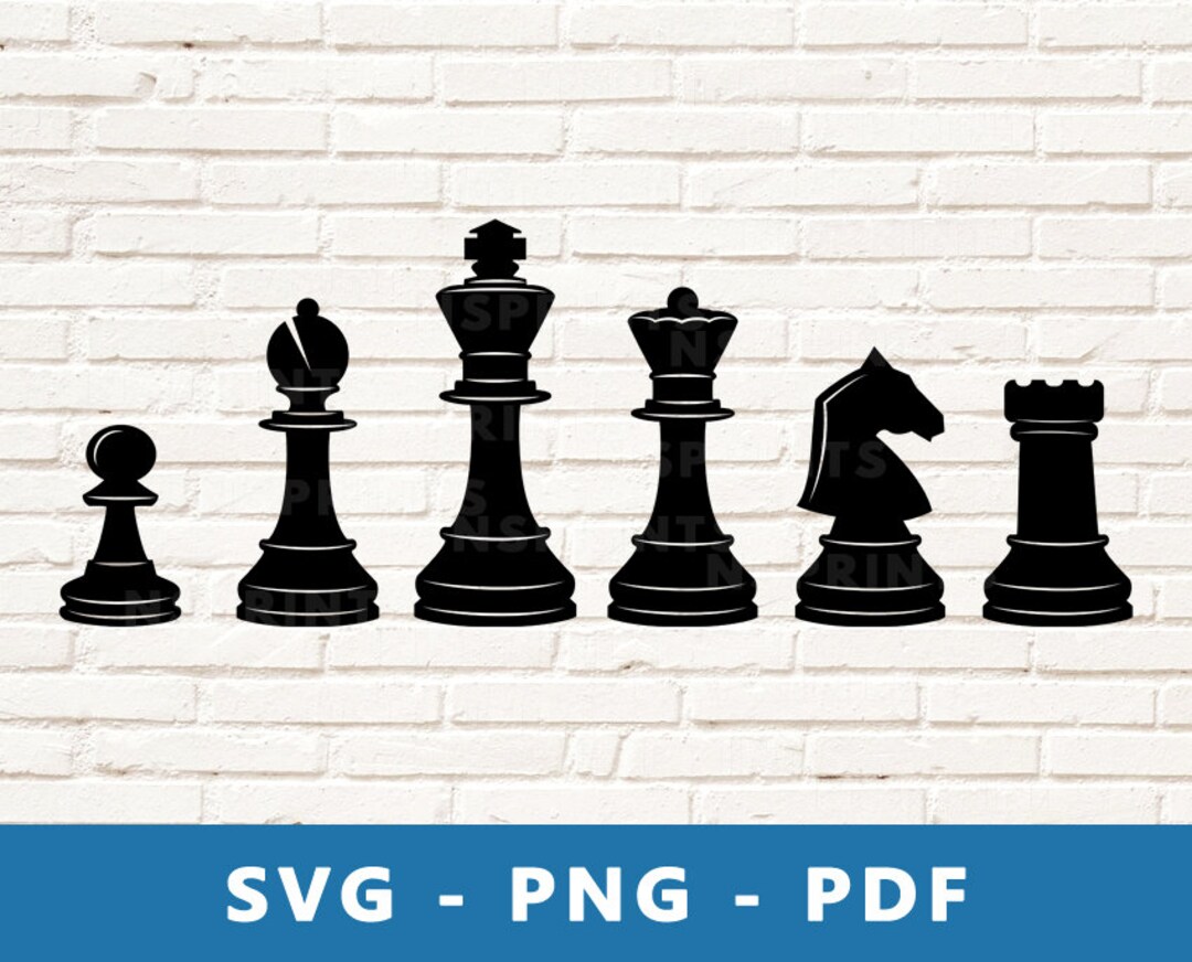 Chess SVG, Chess PNG, Chess Clipart, Chess Pieces Svg, Chess Pieces Png ...