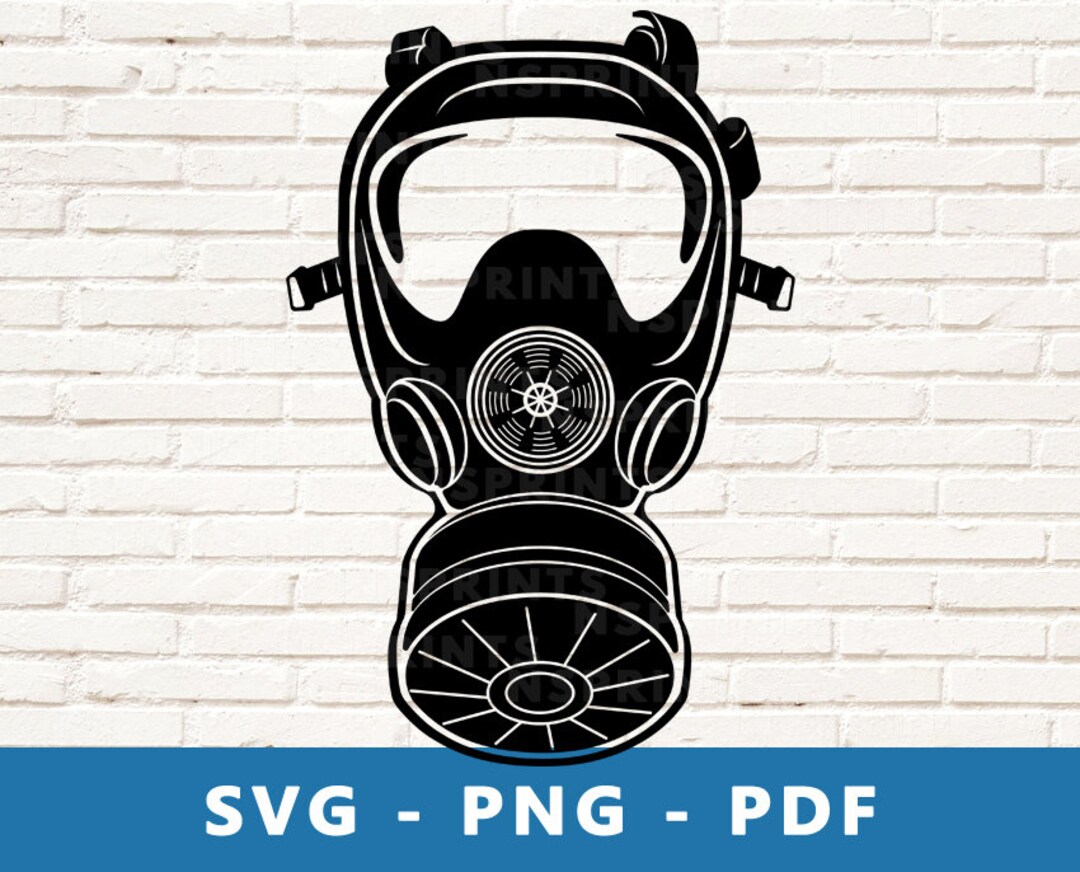 Gas Mask Stencil Png