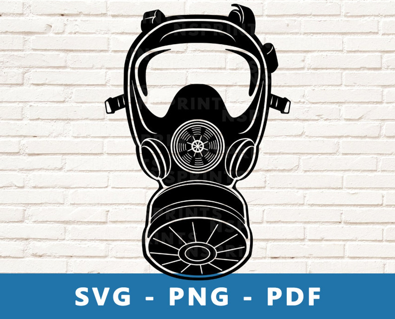 Gas Mask SVG, Gas Mask PNG, Gas Mask Cut File, Gas Mask Clipart, Gas ...