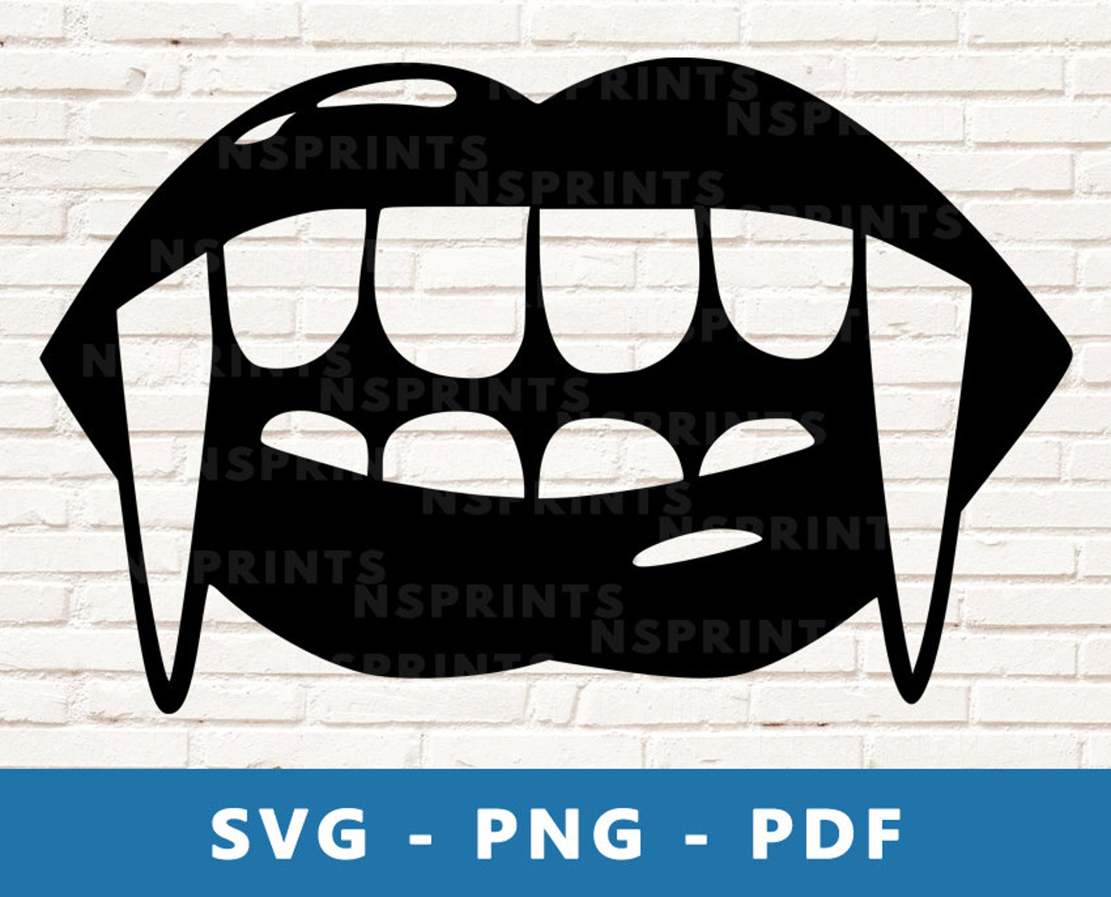 Vampire Fangs SVG, Vampire Teeth PNG, Vampire Mouth Clipart, Vampire ...