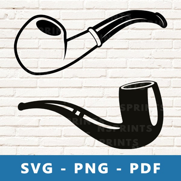 Tobacco Pipe Svg - Etsy