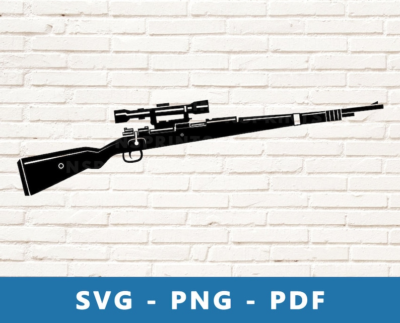 Rifle SVG Rifle PNG Rifle Clipart Hunting Rifle Cut File - Etsy