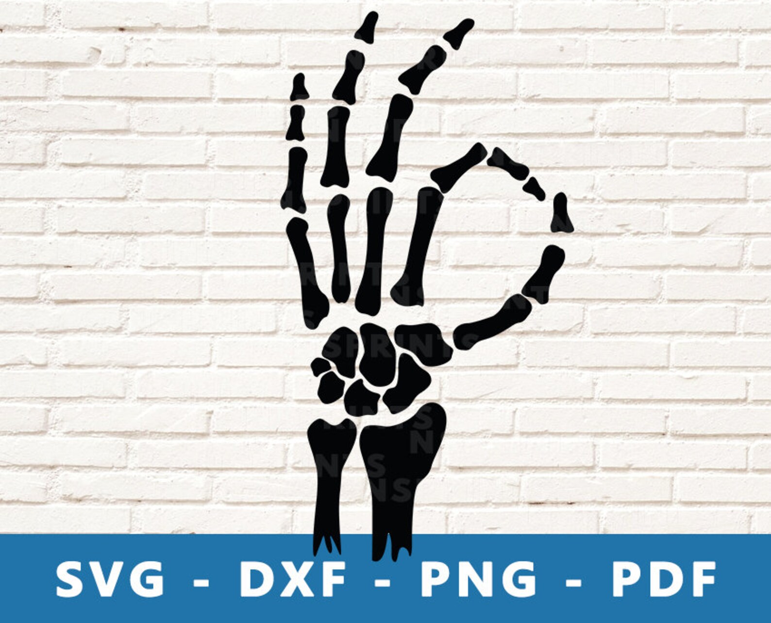 Skeleton OK Sign Svg, Skeleton Okay Sign PNG, Skeleton Hand SVG, Hand ...