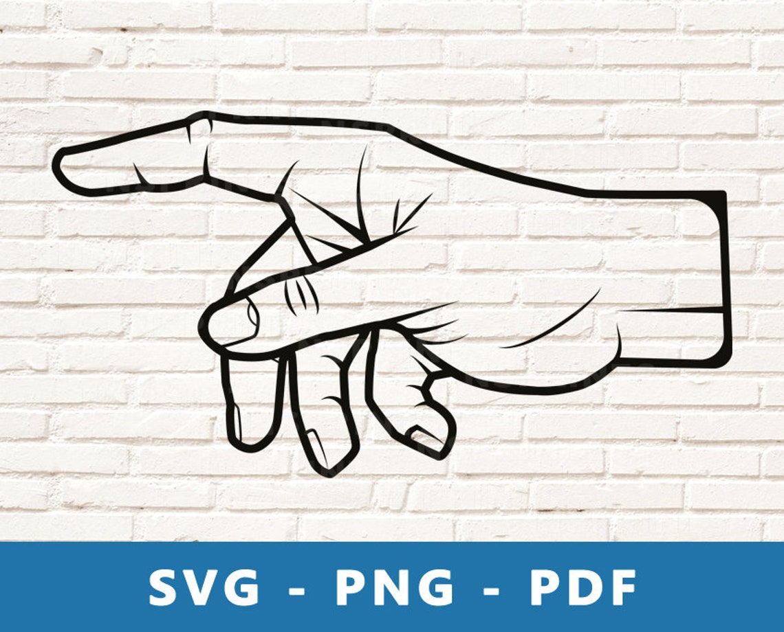Pointing Hand SVG, Pointing Hand PNG, Hand Clipart, Hand Cut File, Hand ...