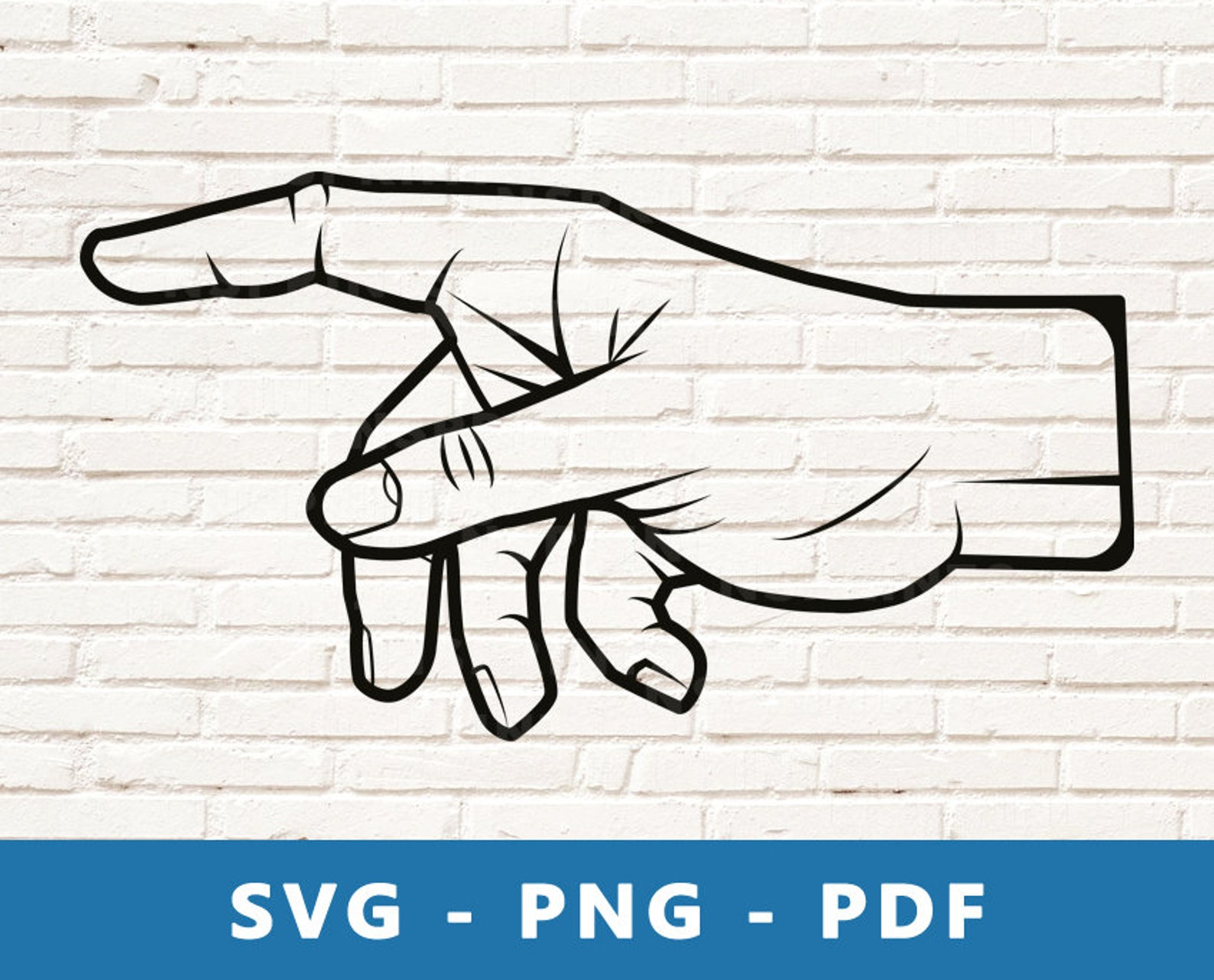 Pointing Hand SVG Pointing Hand PNG Hand Clipart Hand Cut | Etsy