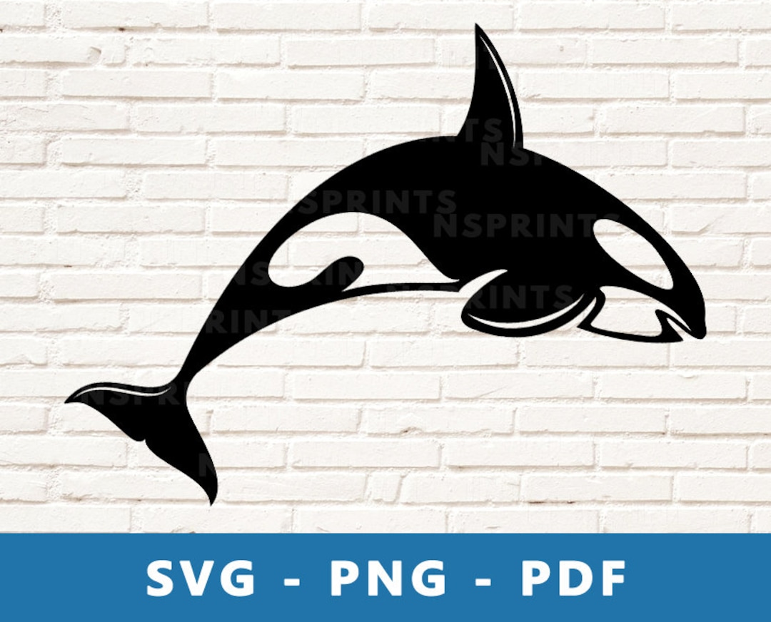Orca SVG, Killer Whale SVG, Whale Clipart, Whale , Whale Cut File ...