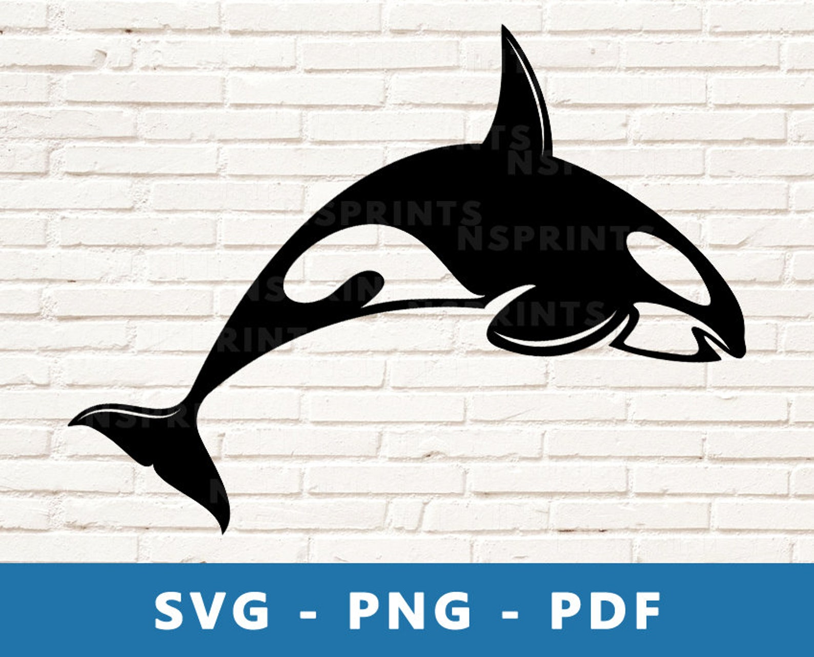 Orca SVG Killer Whale SVG Whale Clipart Whale Whale Cut - Etsy