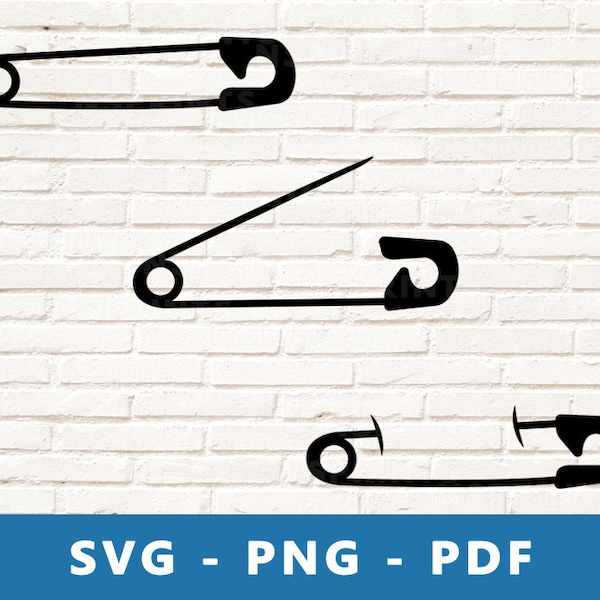 Safety Pin Svg - Etsy