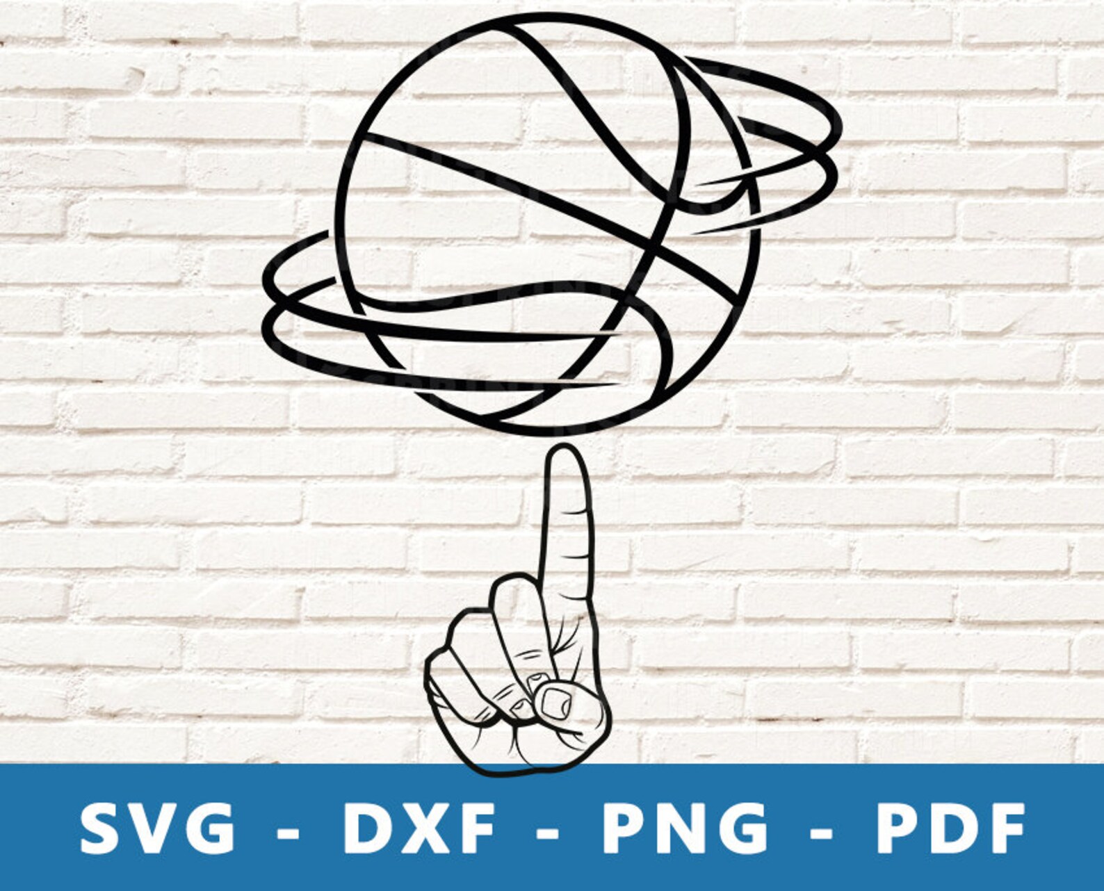 Spinning Basketball SVG, Basketball Spinning PNG, Basketball Vector ...