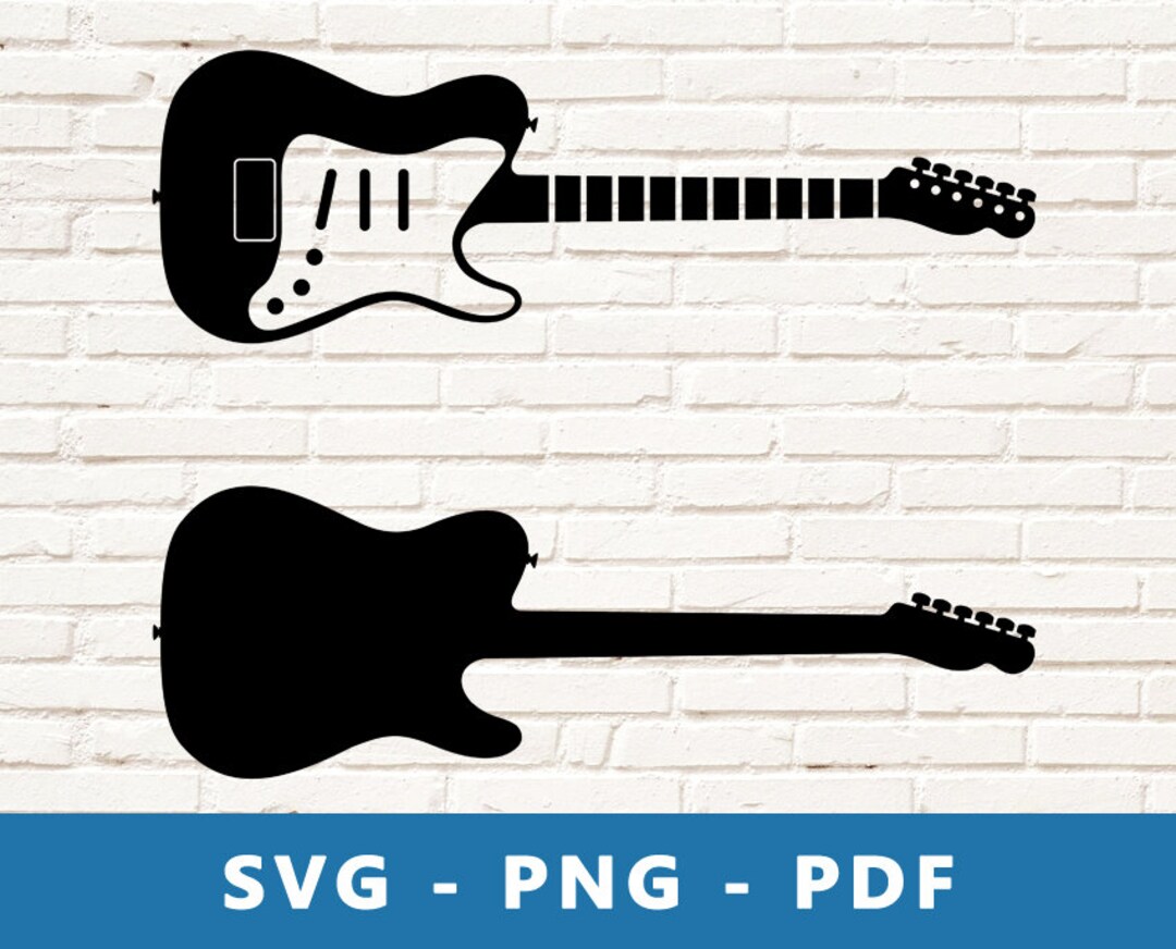 Electric Guitar SVG, Electric Guitar , Electric Guitar Cut File, Guitar ...