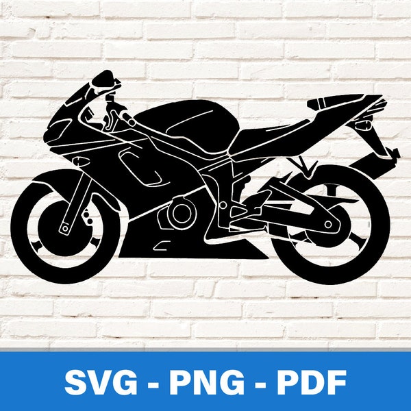 Motorcycle Svg - Etsy