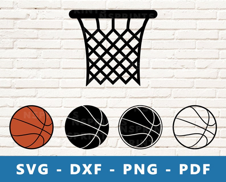 Basketball SVG Basketball and Net PNG Basketball Net Vector - Etsy