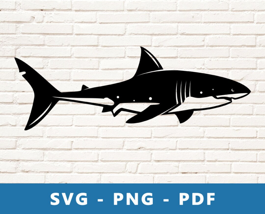 Shark SVG, Shark Png , Shark Laser Cut File, Shark Cricut - Etsy UK