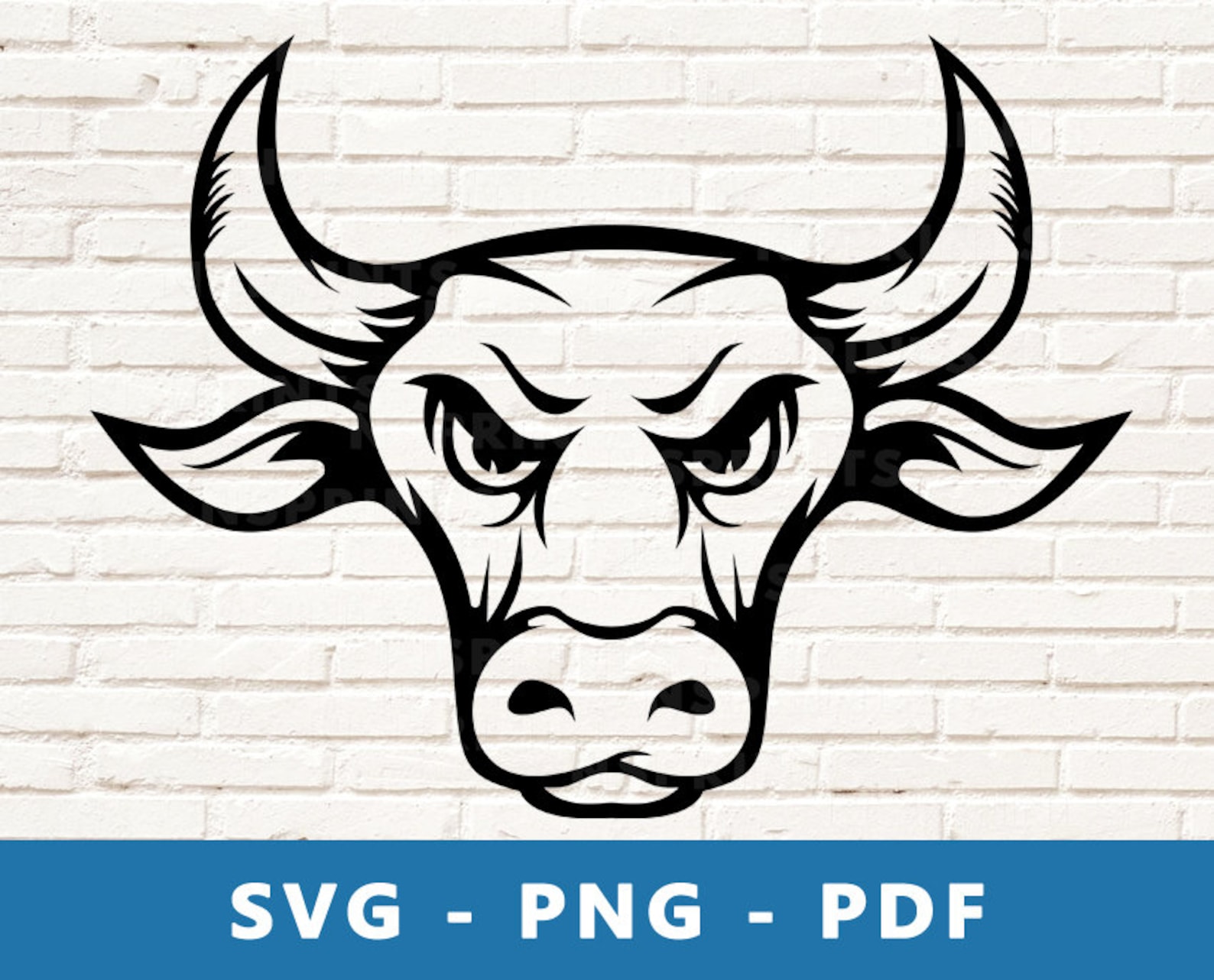 Bull Head SVG Bull SVG Bull PNG Bull Clipart Raging Bull | Etsy