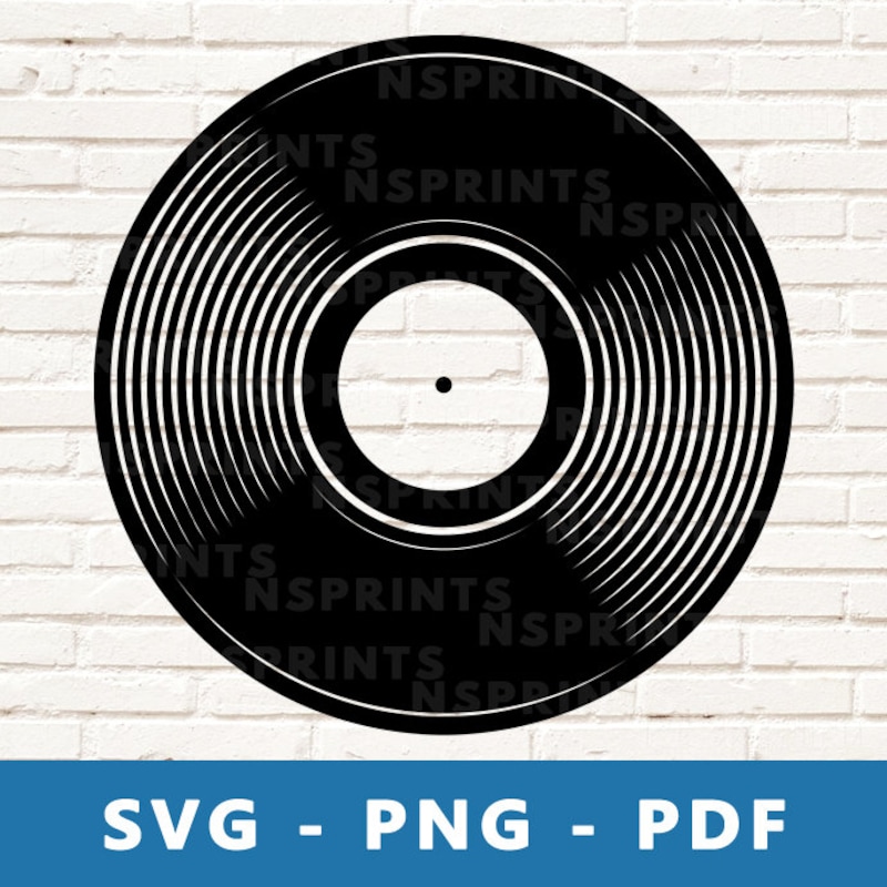 Vinyl Record Clipart - Etsy