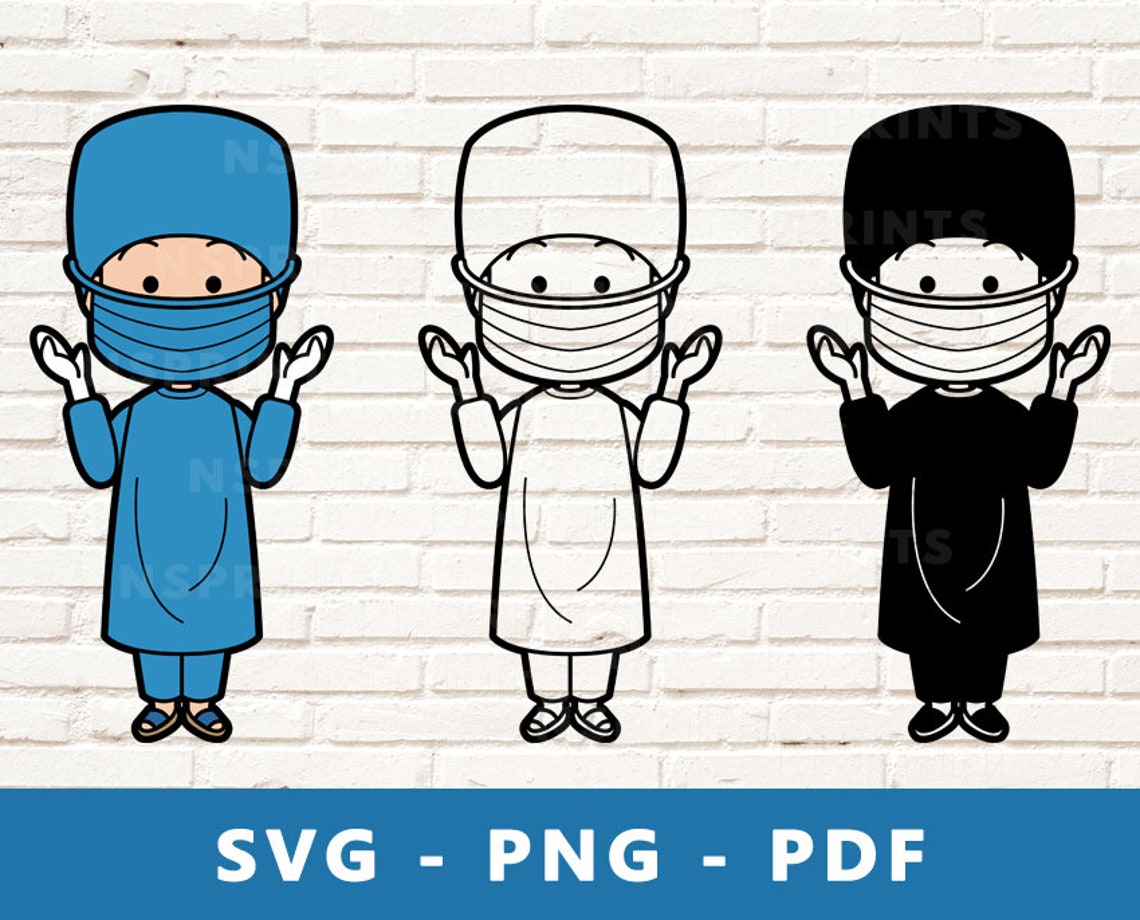 Surgeon SVG, Surgeon PNG, Doctor Vector, Surgical Operation Clipart ...