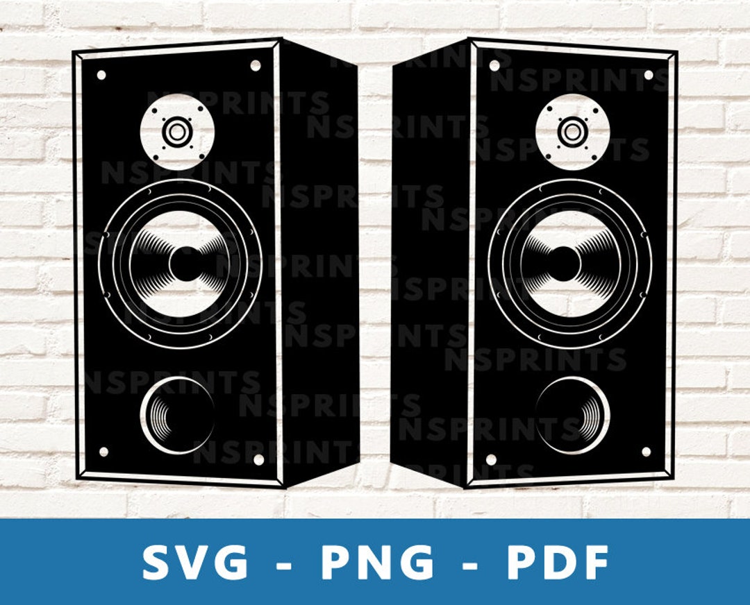 Audio Speaker SVG, Audio Speaker PNG, Music Svg, Music Png, Musical ...