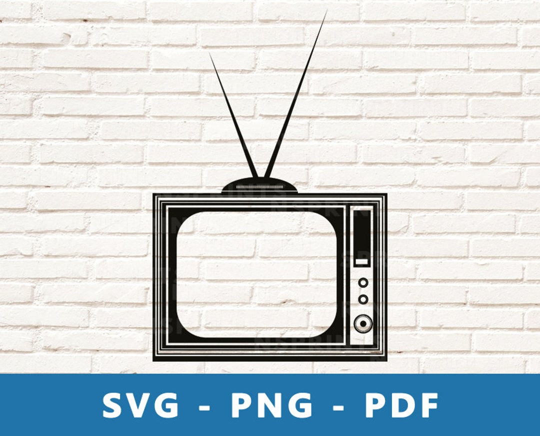 Old Television SVG, Vintage Television PNG, Television Clipart ...
