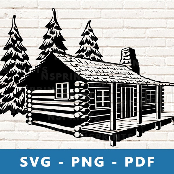 Cabin Svg - Etsy