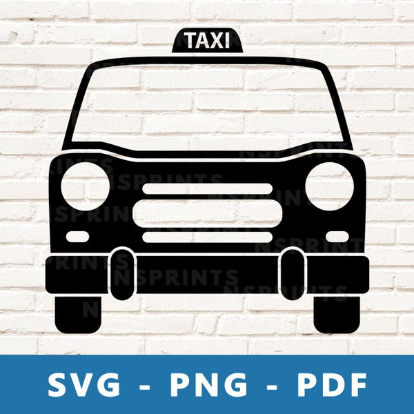 Taxi Cab Svg - Etsy