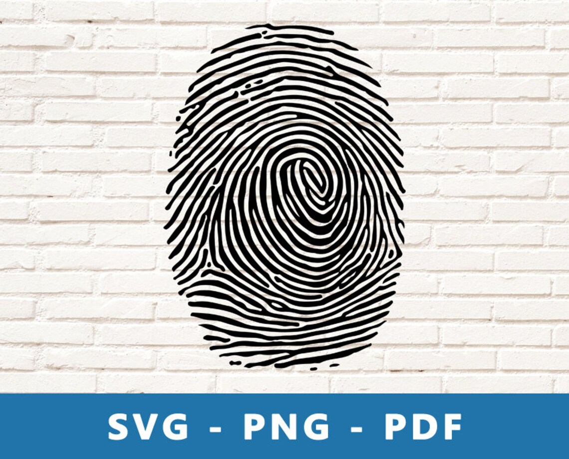 Fingerprint SVG, Finger Print SVG, Fingerprint , Fingerprint Stencil ...