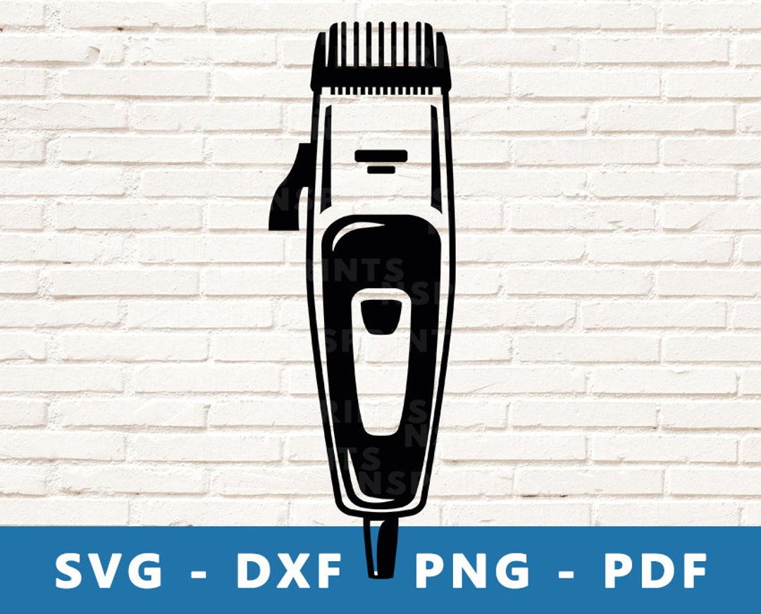 Hair Trimmer SVG, Barber Clipper PNG, Barber Tools Dxf, Trimmer Clipart ...