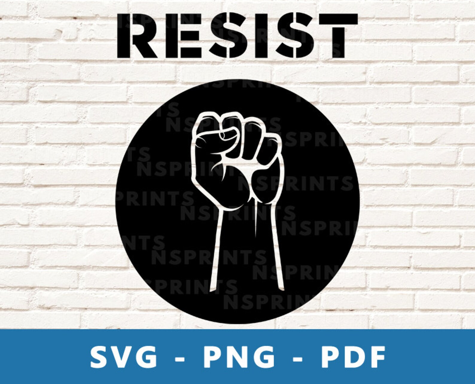 Resist SVG Resist PNG Clenched Fist PNG Raised Hand Svg - Etsy