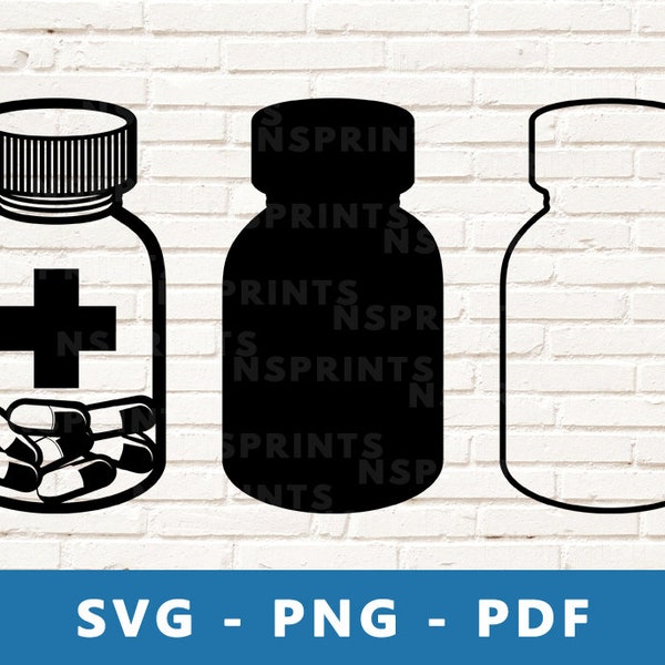 Pill Bottle - Etsy