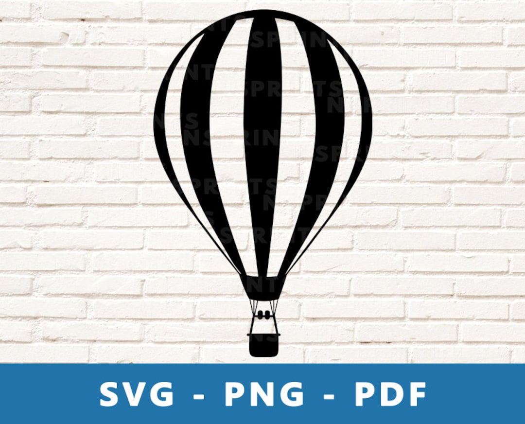 Hot Air Balloon SVG, Travel Balloon PNG, Air Balloon Clipart, Balloon ...