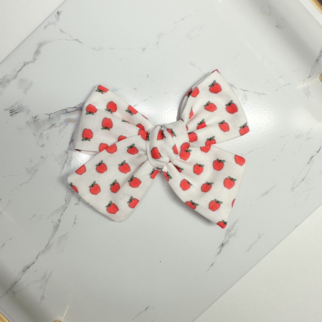 Tiny Apples Bow - 13 Styles to Choose From! - Etsy
