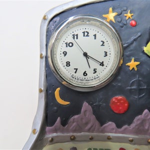 A Vintage 1996 Marvin the Martian Resin Clock in Original Box, Fully ...