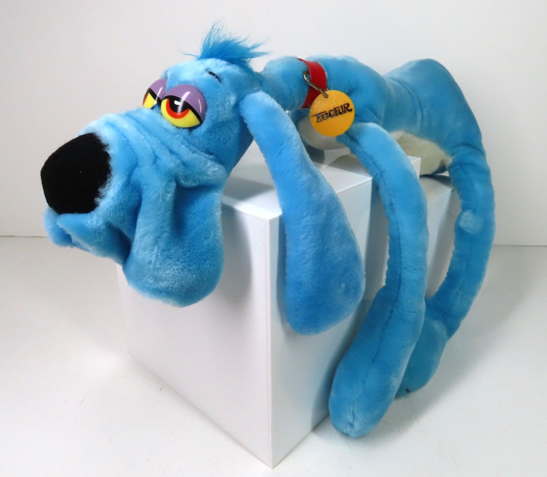 A Vintage 1984 Foofur Soft Toy Plush With Original Collar, Phil Mendez ...
