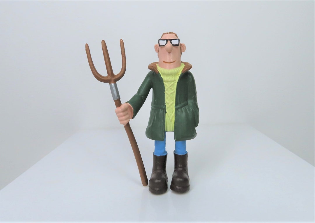 A Shaun the Sheep Farmer Plastic Figure by Comansi. - Etsy