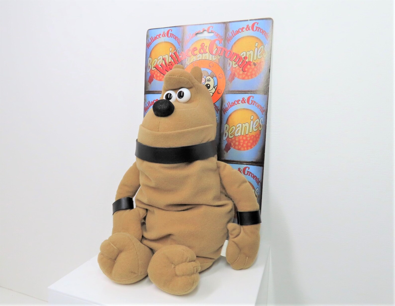 A Vintage Large Wallace and Gromit Preston the Bulldog Soft Toy on ...