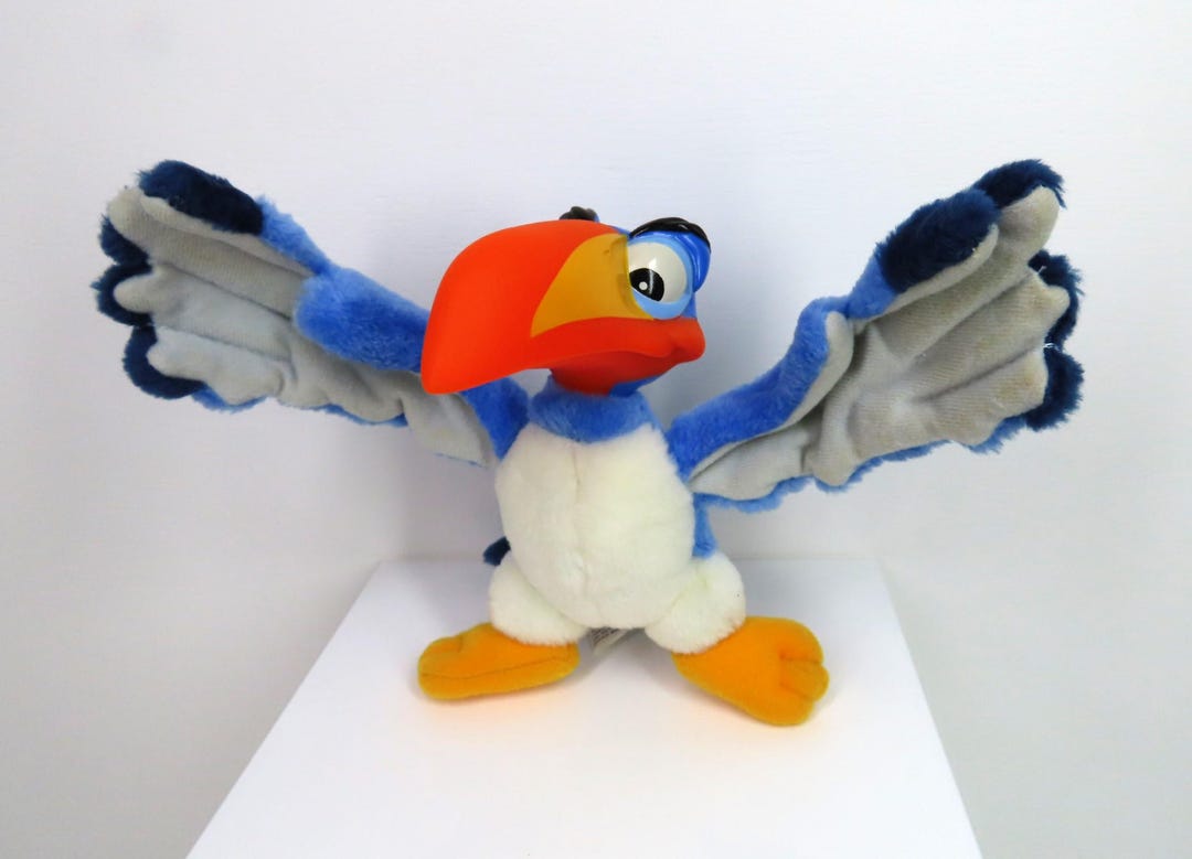 A Zazu Hornbill Bird, Lion King Character Toy. Soft Body Hard Plastic ...
