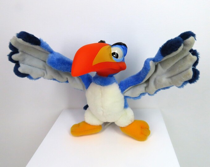 A Zazu Hornbill Bird, Lion King Character Toy. Soft Body Hard Plastic ...