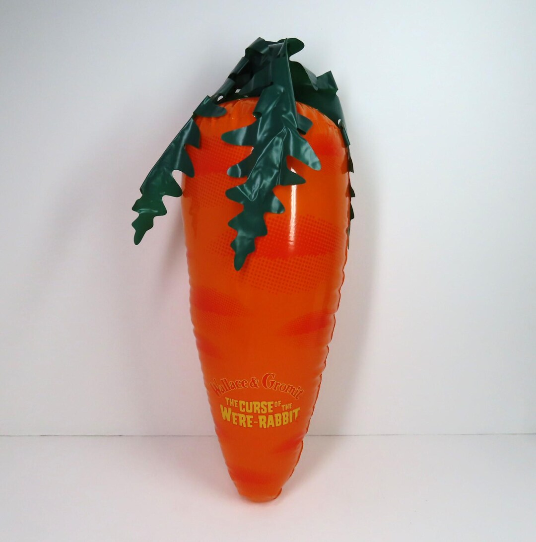 A Were Rabbit Large Inflatable Carrot. the Curse of the Were Rabbit Toy ...
