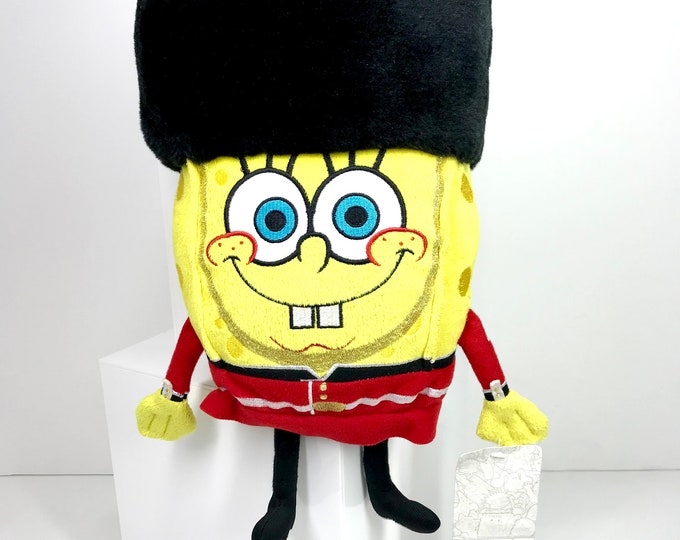 A Very Cool Spongebob Royal Guard Toy Plush With Swing Tag. - Etsy UK