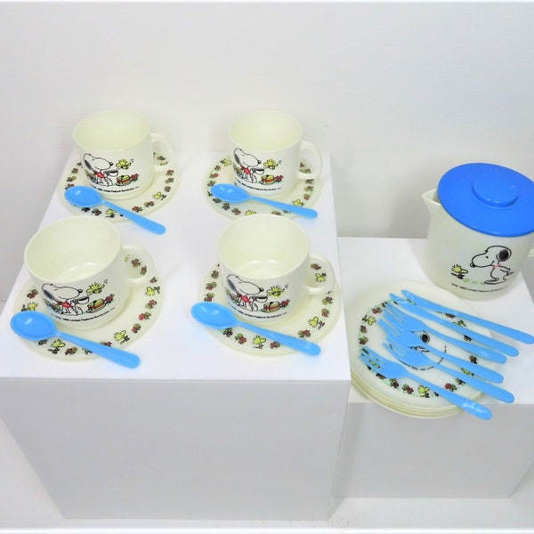 Snoopy Tea Set - Etsy