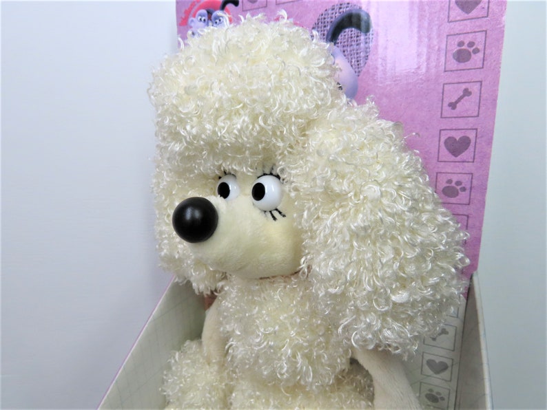 A Fluffles Poodle Soft Toy Plush in Original Box. Aardman - Etsy