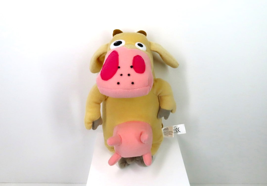 A Vintage 2001 Cow and Chicken Cartoon Network Cow Plush. NANCO. - Etsy
